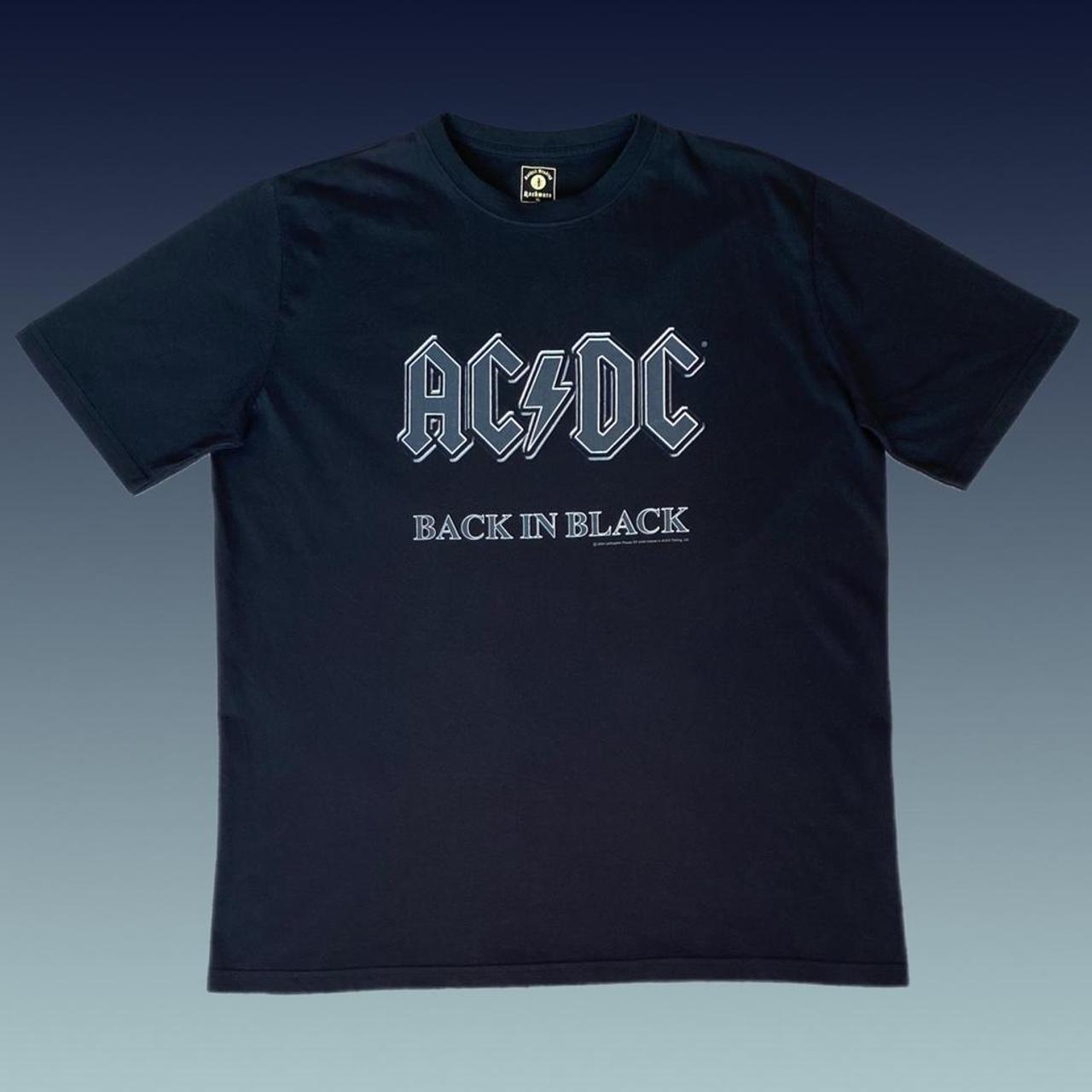 Vintage 2004 AC/DC ‘Back in Black’ Album Rock Band... - Depop