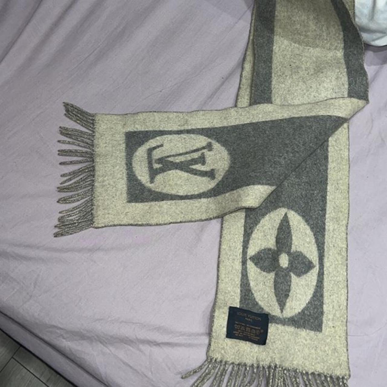 Louis Vuitton Scarf Designer Authentic LV... - Depop