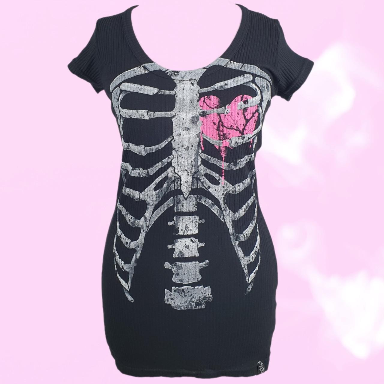 🖤💔 Broken by Bones Graphic Tee 💔 Harajuku #Scene,... - Depop