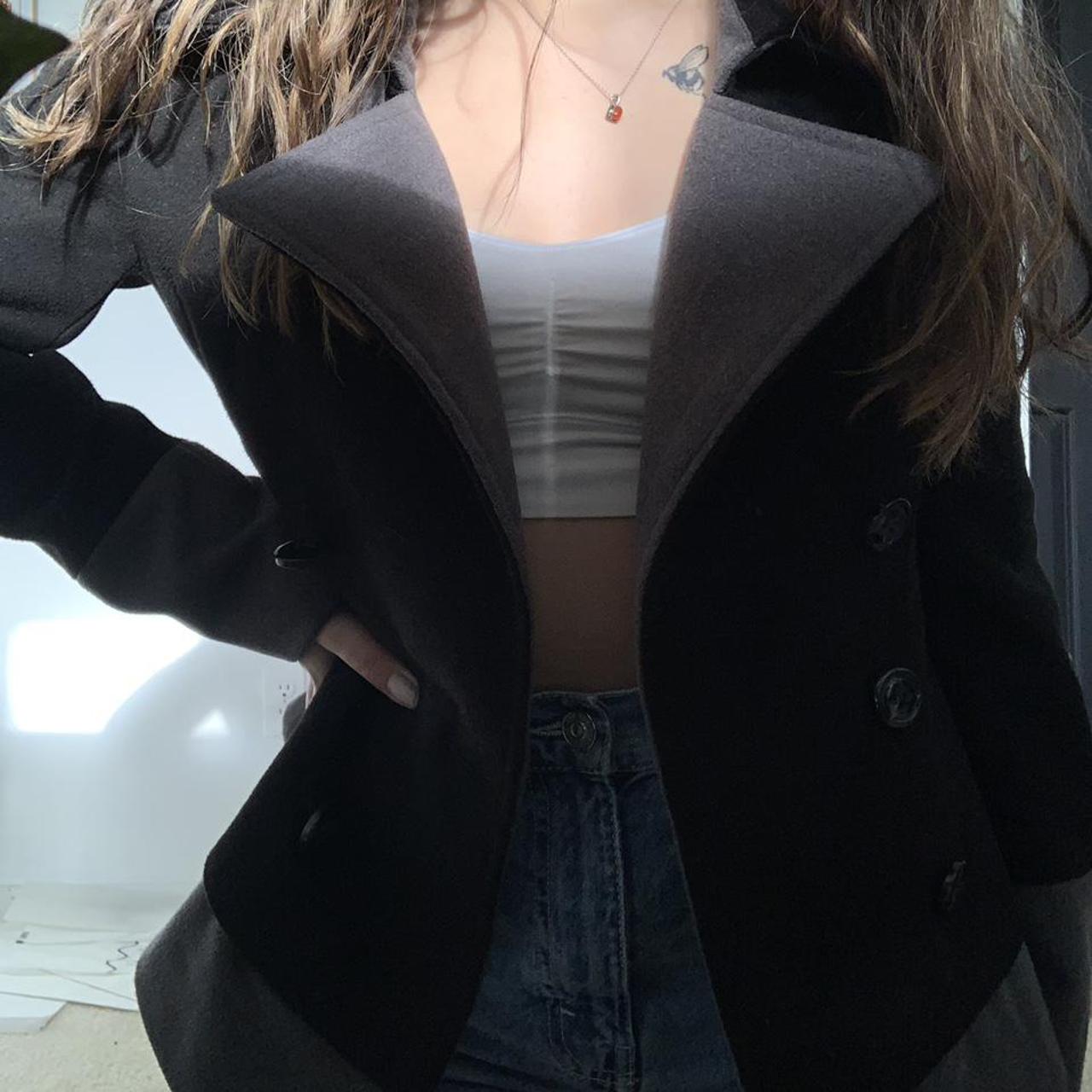 American Rag Winter Coat Cinches at the waist, very... - Depop