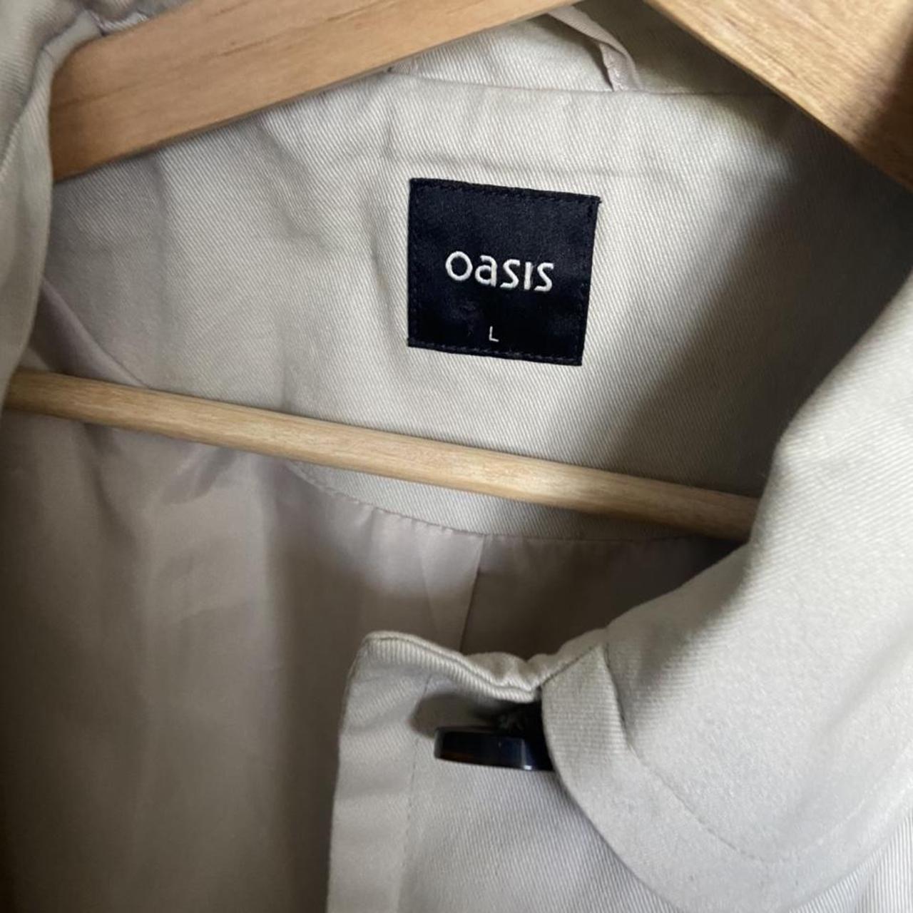 Vintage Oasis stone trench coat Amazing condition,... - Depop