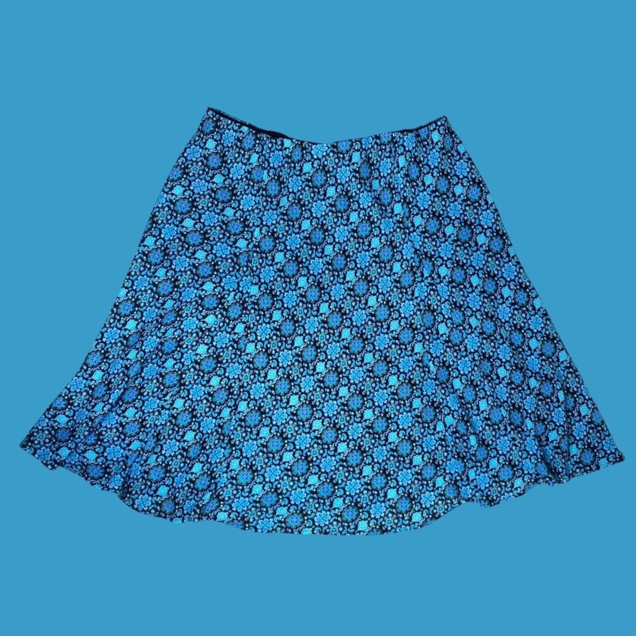 Paisley And Floral Print Skirt Size 22w24w 100 Depop