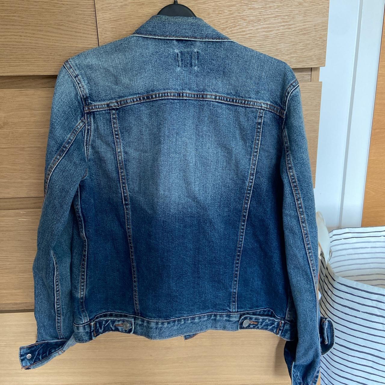 Gap Women's Blue and Navy Jacket | Depop