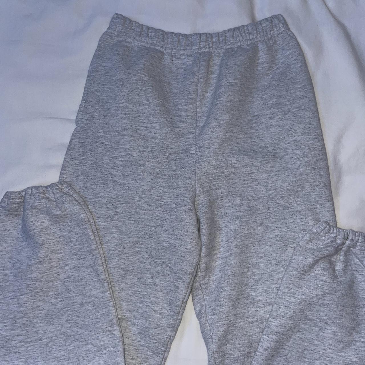Thrifted Gray Sweatpants - WORN TWICE - NO tag... - Depop
