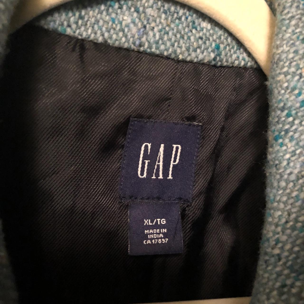 Thrifted light blue Gap coat. Super cute for the... - Depop