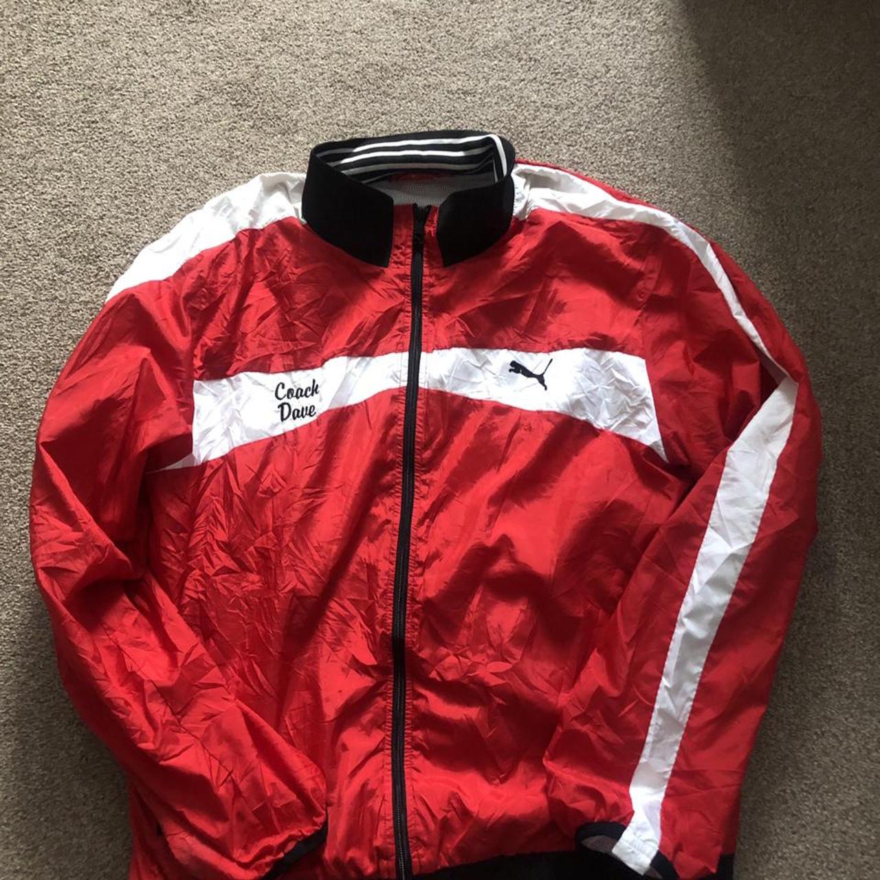 Puma Men's Red Jacket | Depop