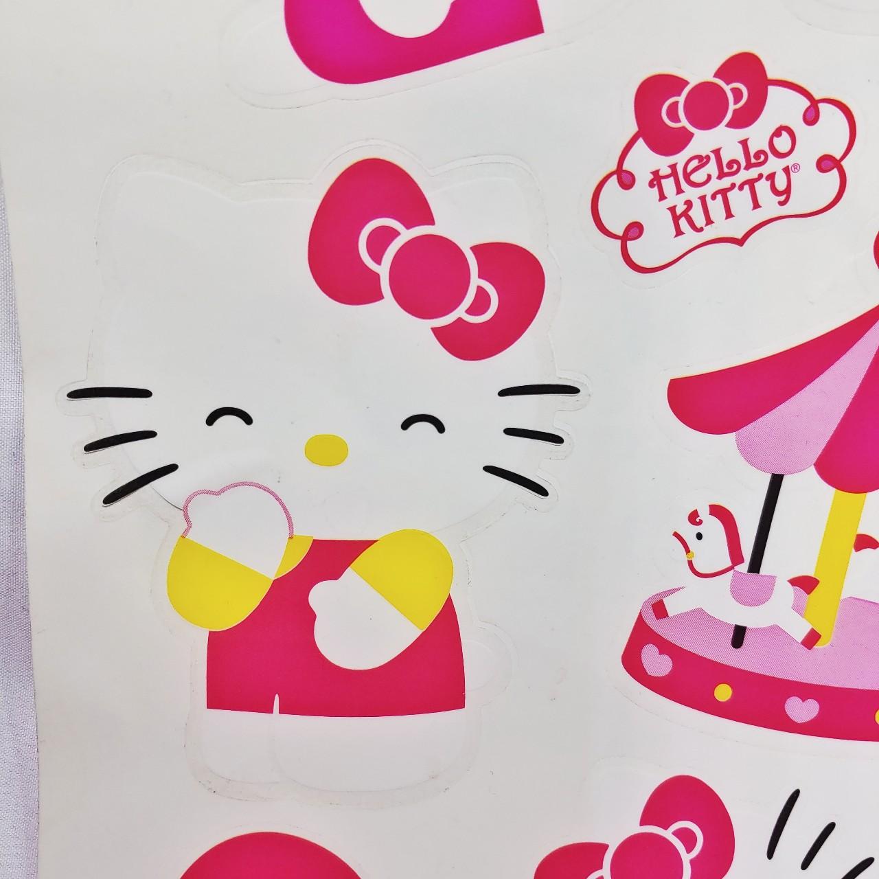 🕸️ Hello Kitty repositional decal sticker set. Stick... - Depop