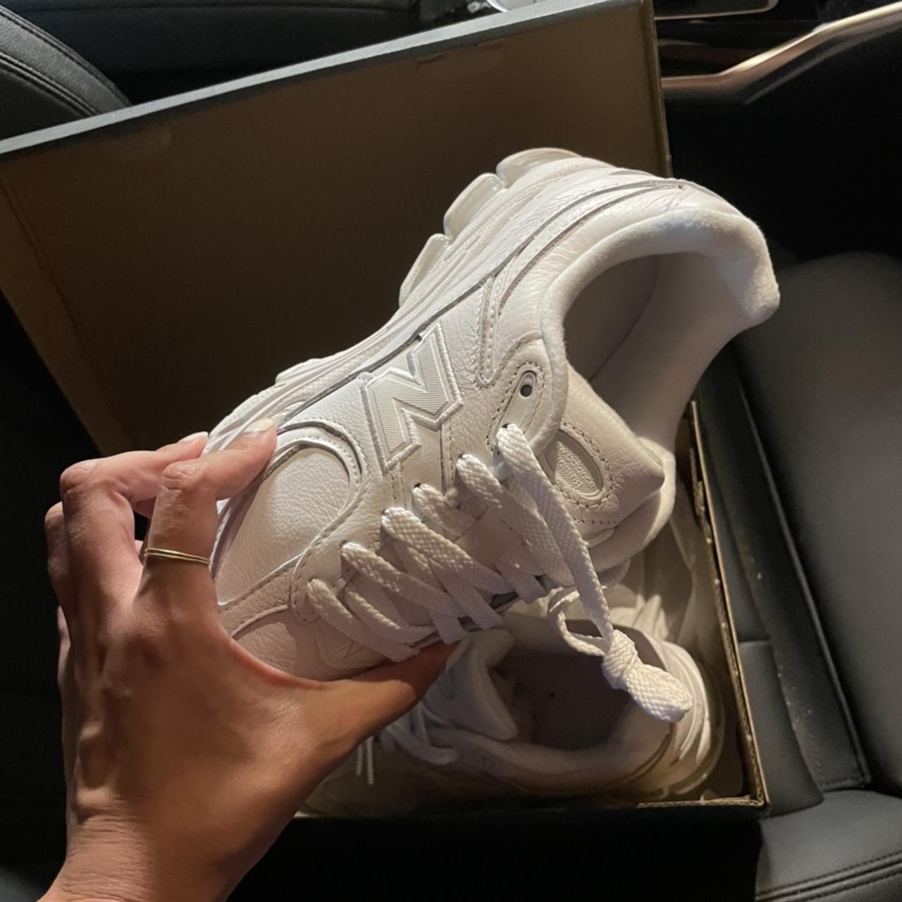 NEW New Balance 2002r’s in this pure white etched... - Depop