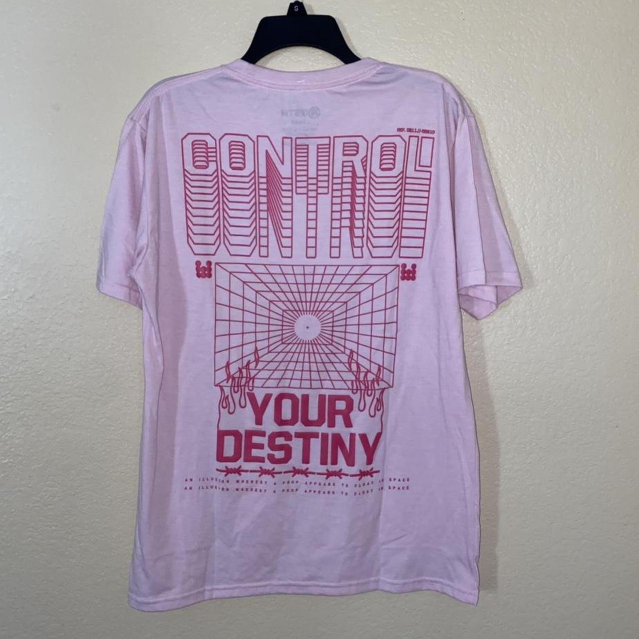 RGSTR Graphic Tshirt - Mens L Baby pink graphic... - Depop