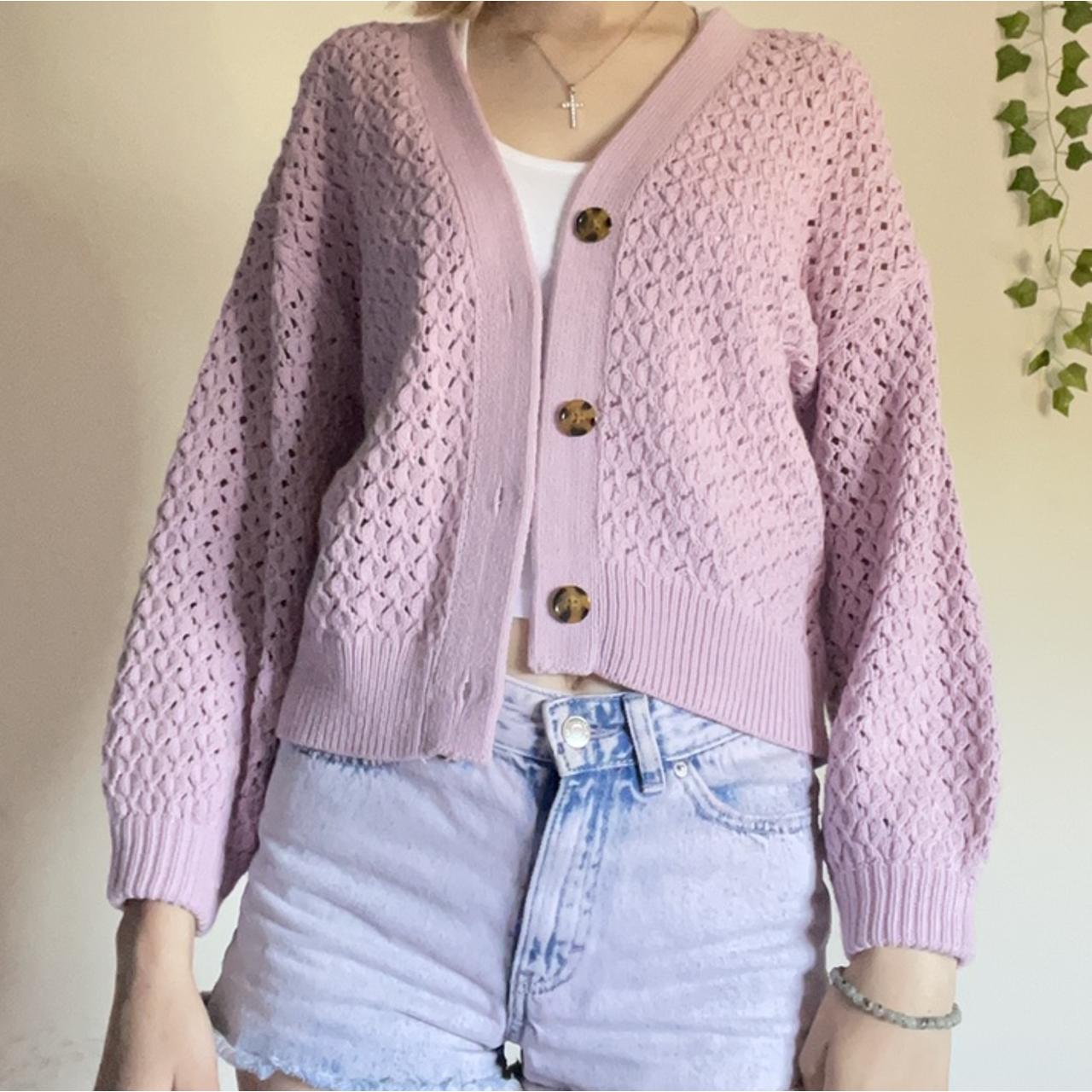 Women's Purple Cardigan | Depop