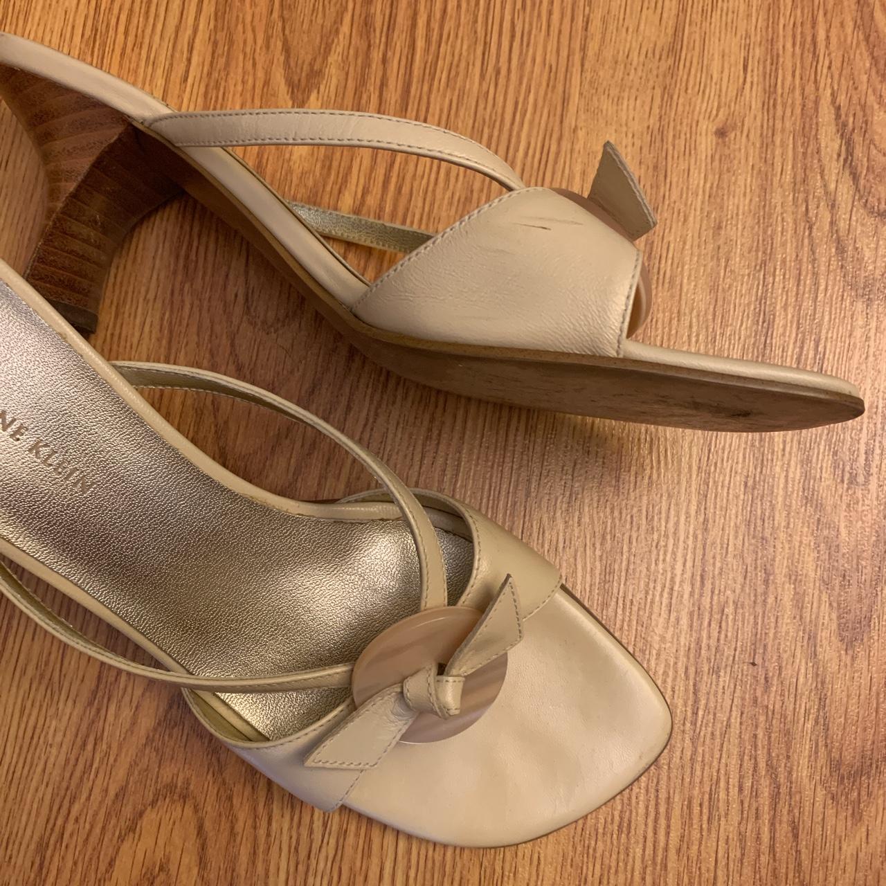 Anne Klein Women's Cream Courts | Depop