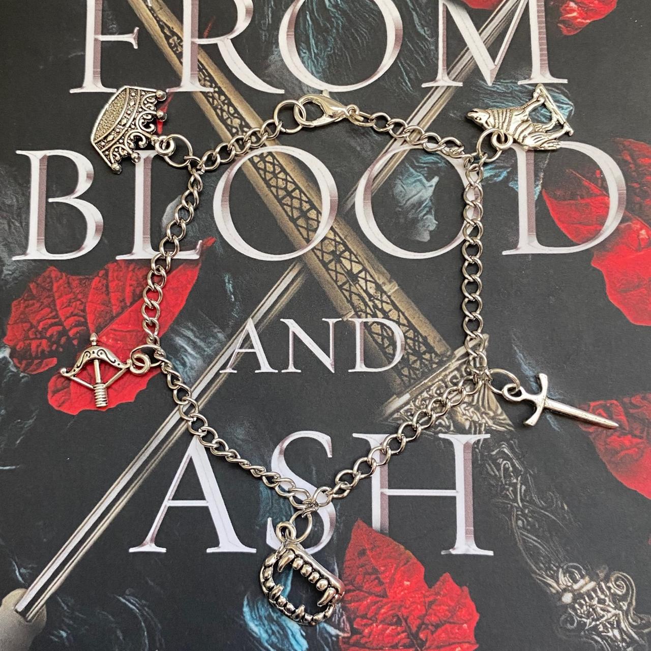 from blood and ash charm bracelet bracelet is 8... - Depop