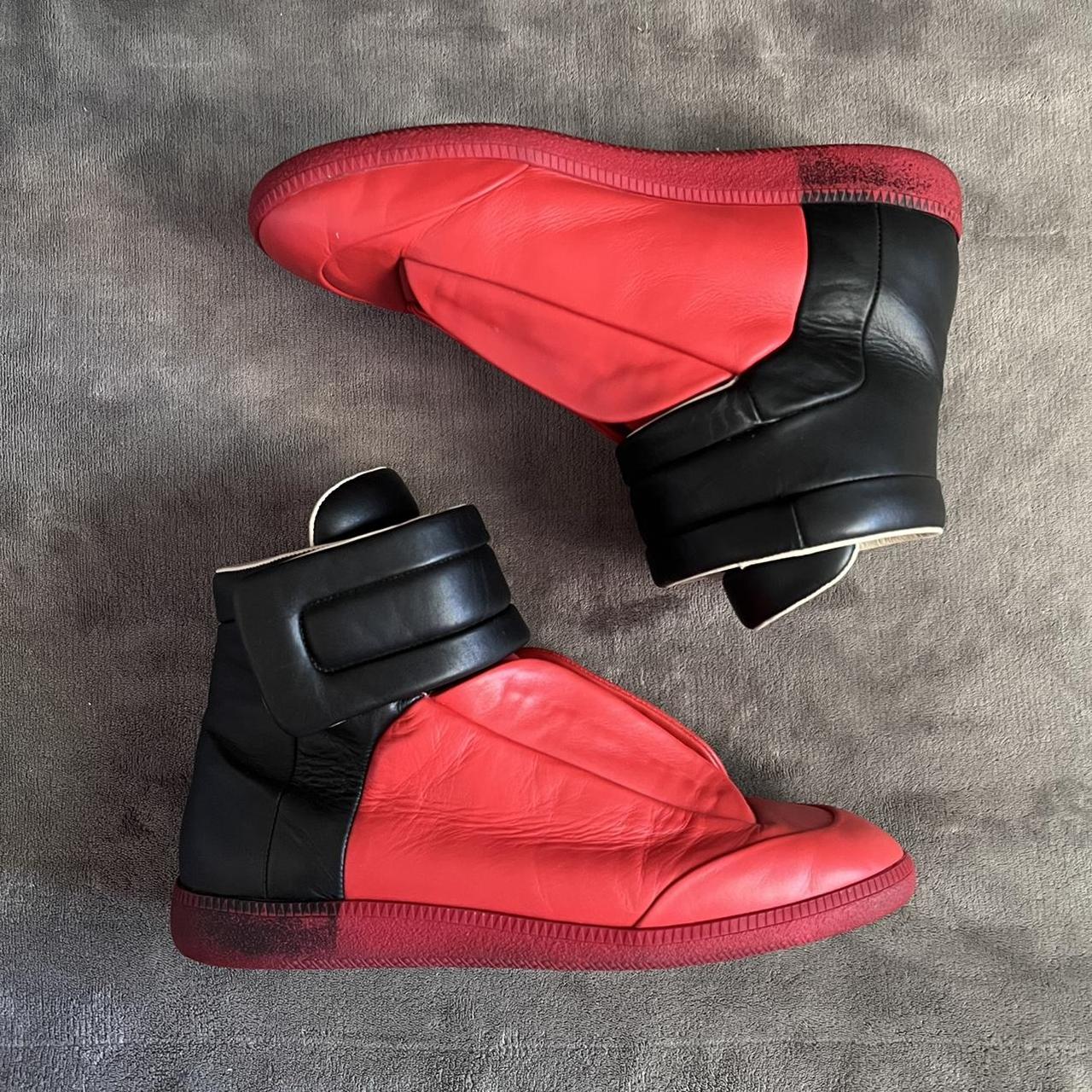 Maison Margiela Future High - Red/Black S37WS0262... - Depop