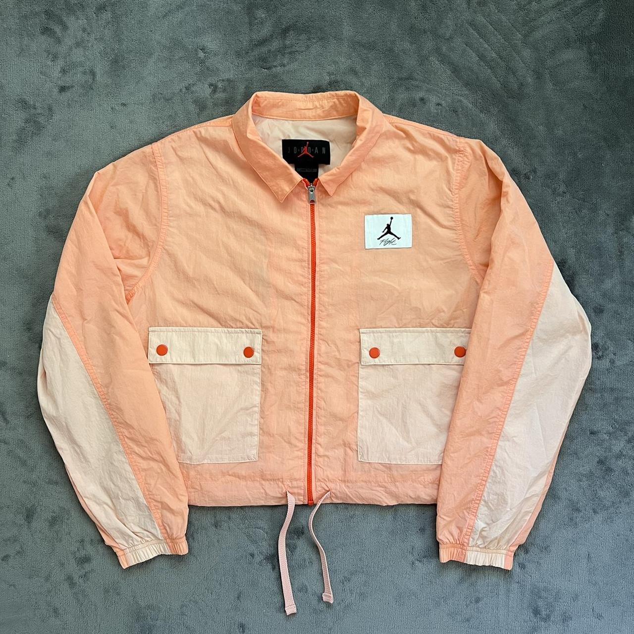Jordan Essentials Woven Jacket - Pink DD6993-800... - Depop