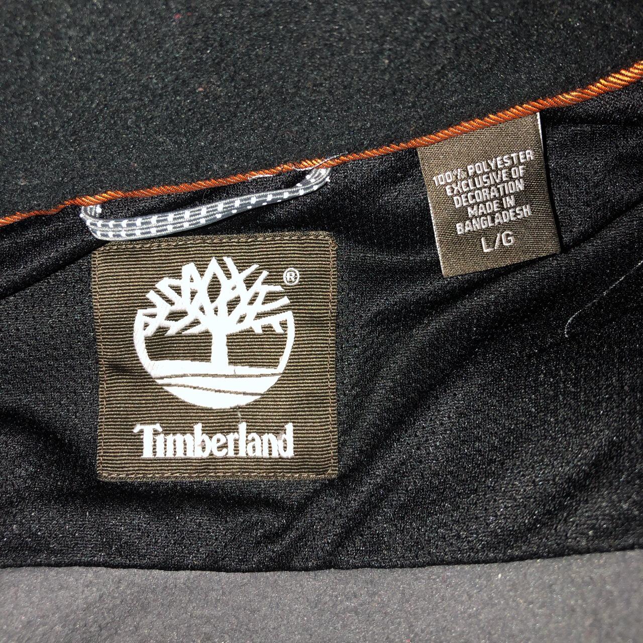 Timberland vest embroidered logo size Large no holes... - Depop