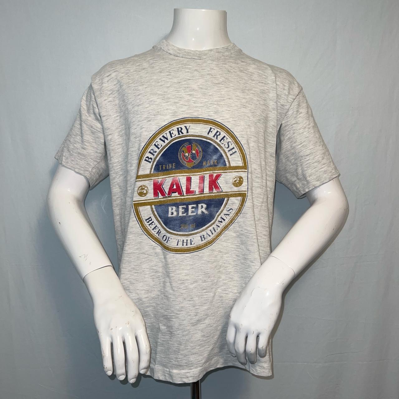 Vintage 1980’s Kalik Beer T-shirt single stitch... - Depop