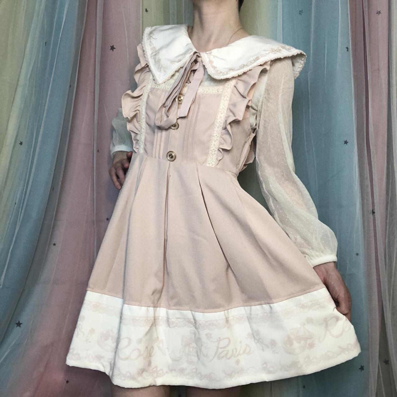 Liza Lisa pink perfume jsk set! Inside is lined.... - Depop