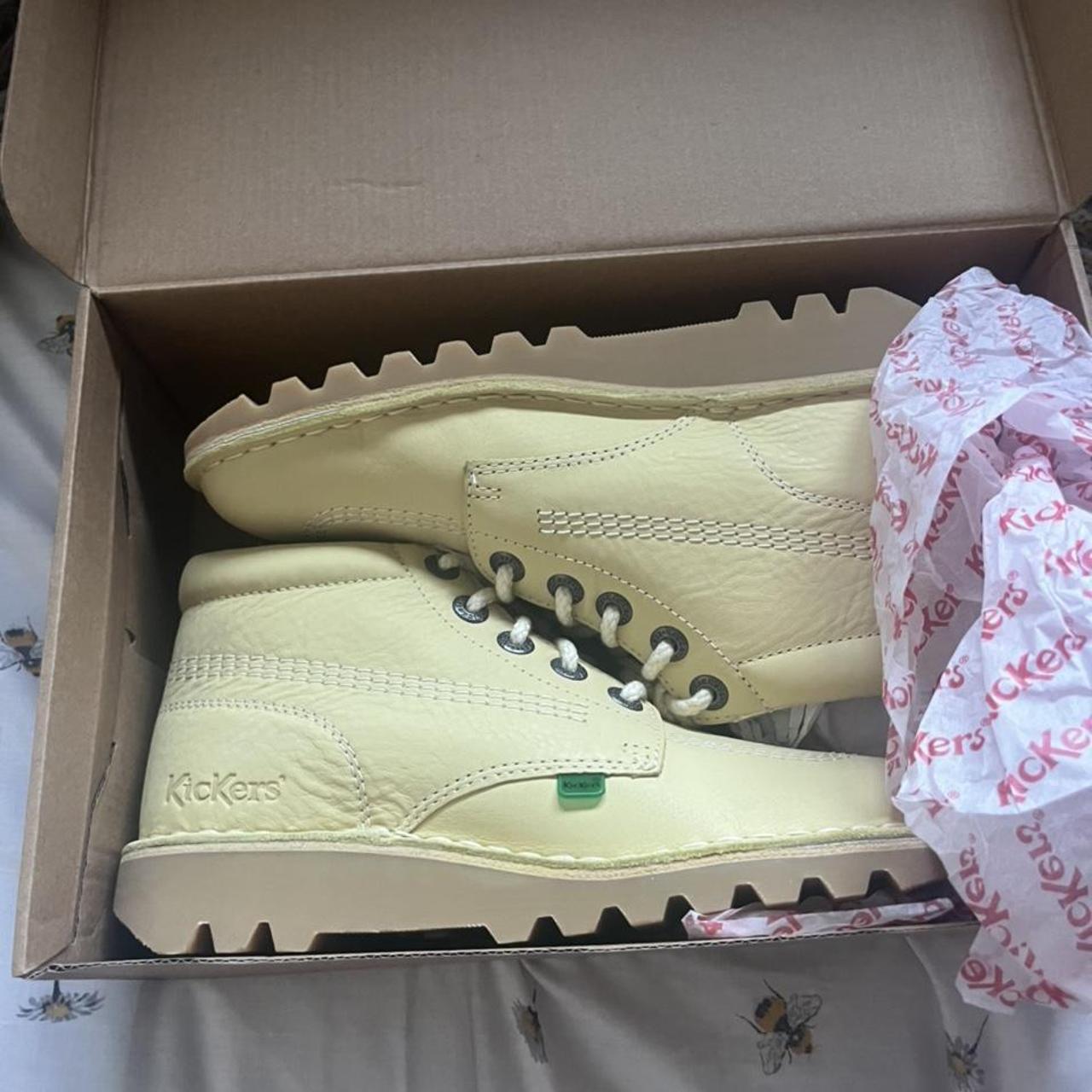 Yellow kickers New and in box - Depop