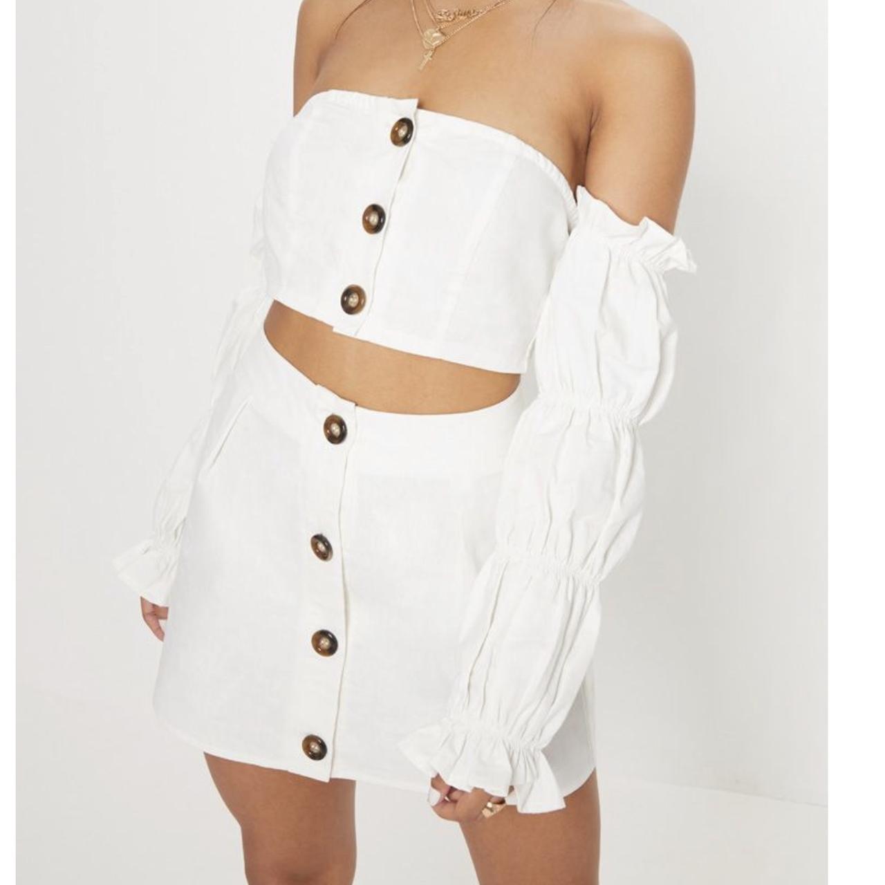 I have this 2 piece ruffled outfit from pretty... - Depop