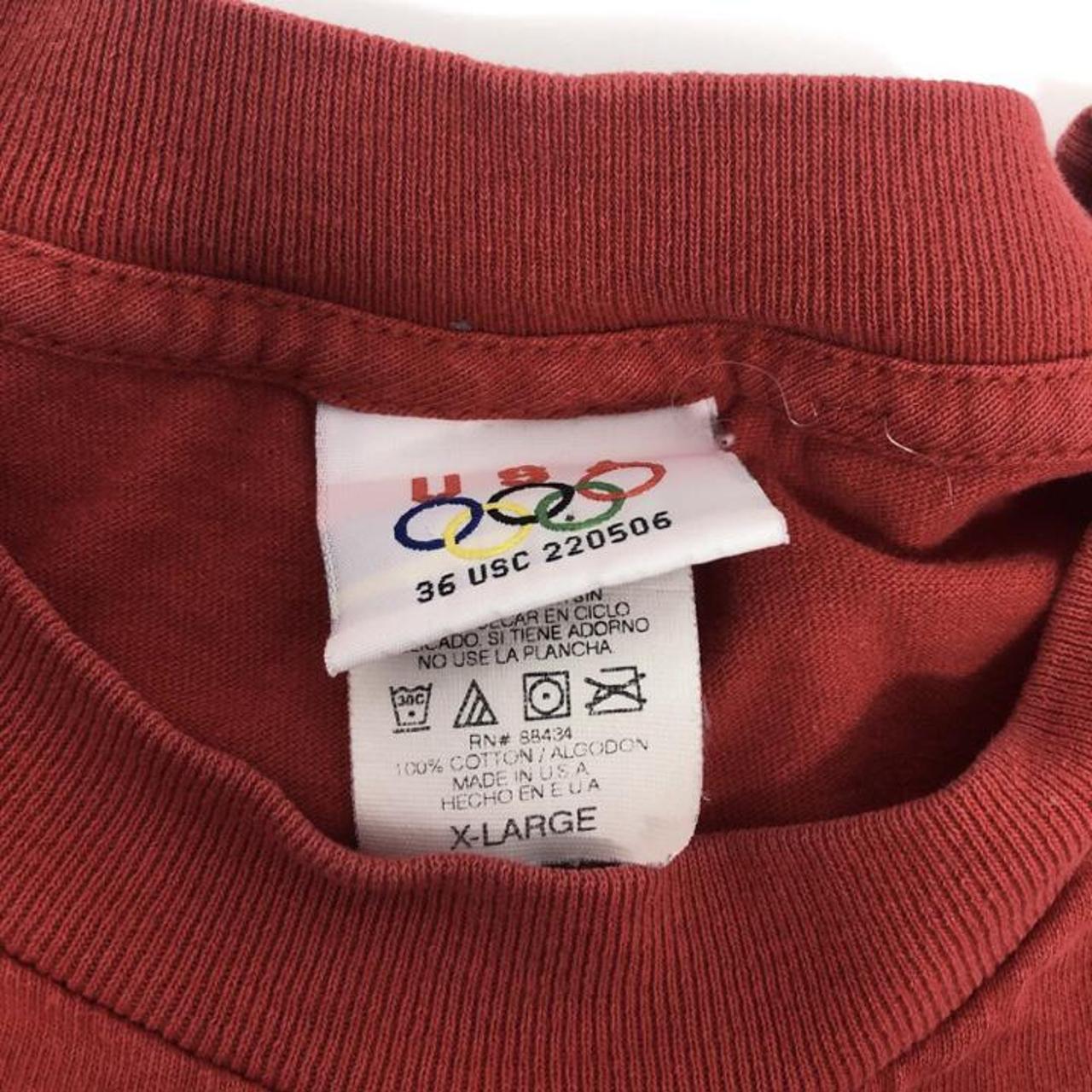Vintage USA Olympic Rings T Shirt (XL) Brand: USA... - Depop