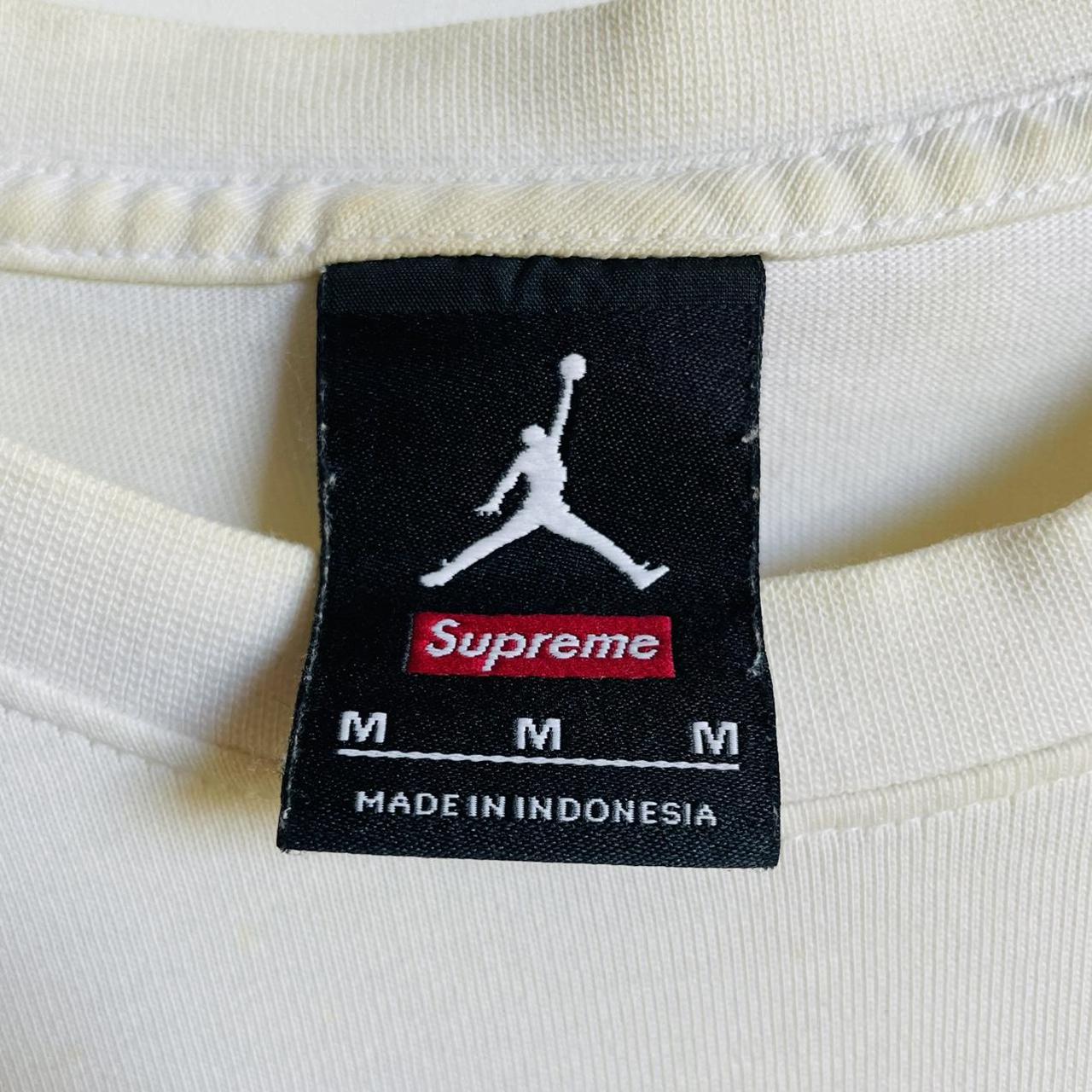 Medium Supreme Jordan collaboration, never worn by... - Depop