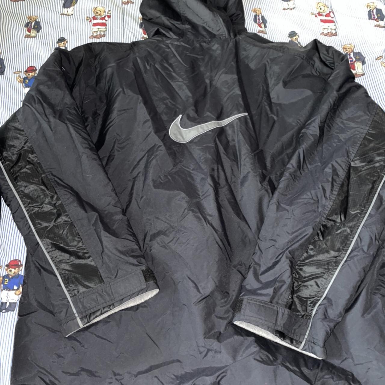 Early 2000’s reversible Nike jacket. Has some stains... - Depop