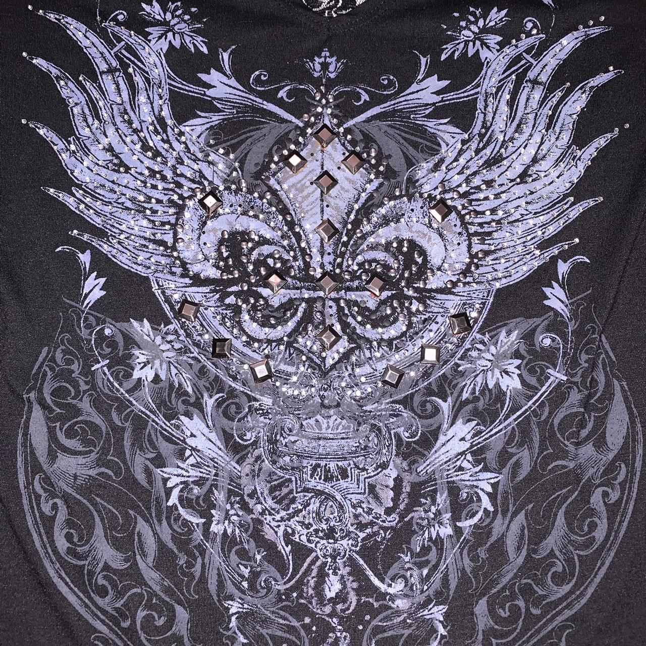 y2k Mall Goth Nu Metal Goth Fairycore Angel Wings... - Depop