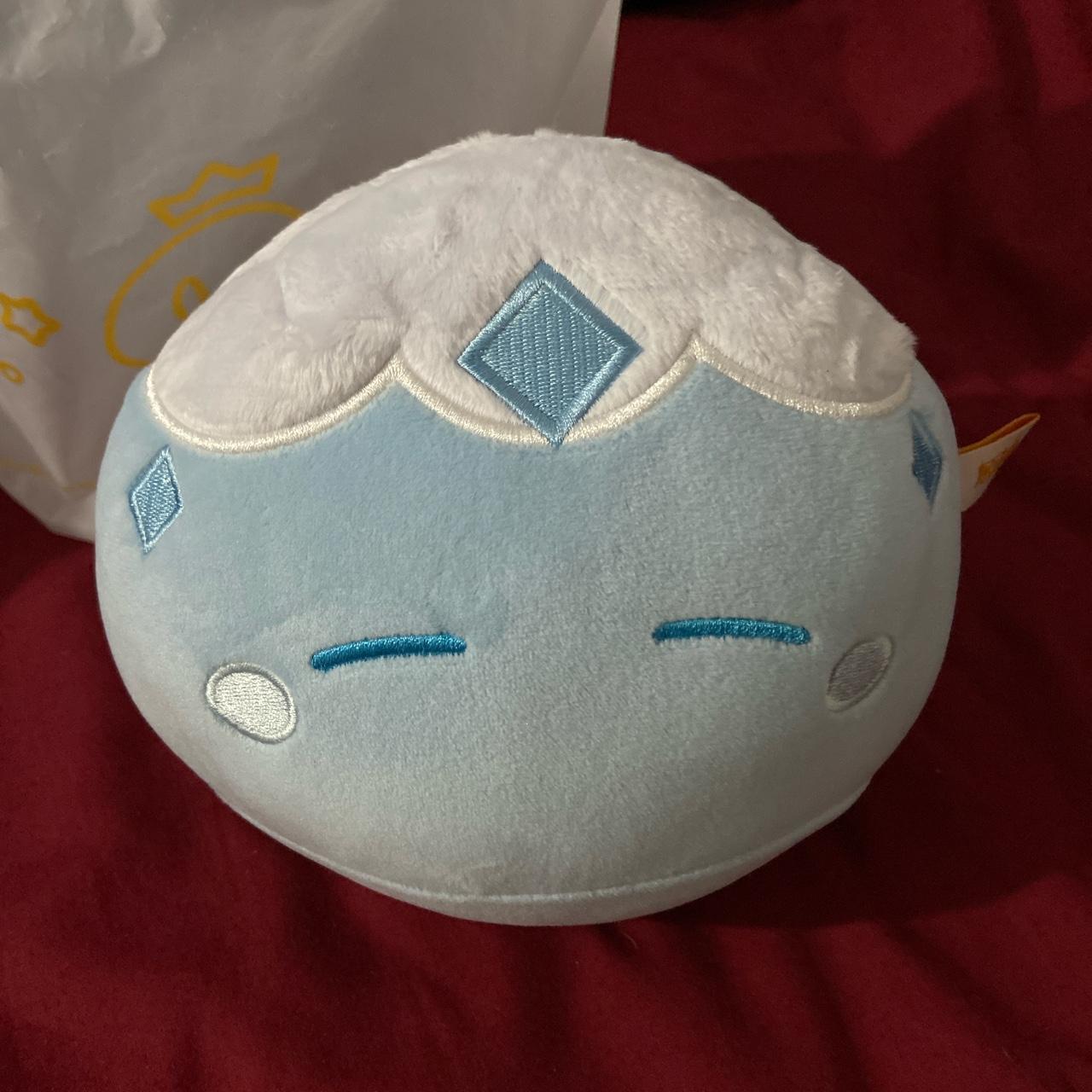 Genshin Impact Official Cryo slime plushie Comes... - Depop