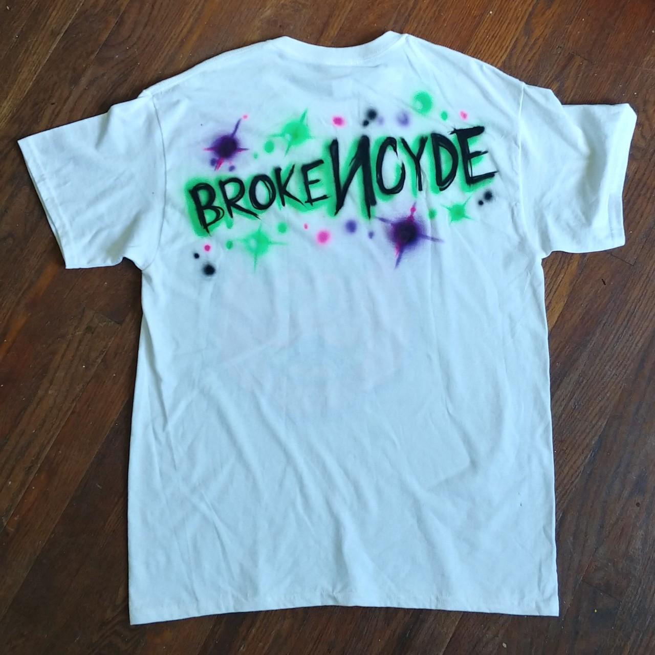 Airbrush brokencyde shirt painted by me! They even... - Depop