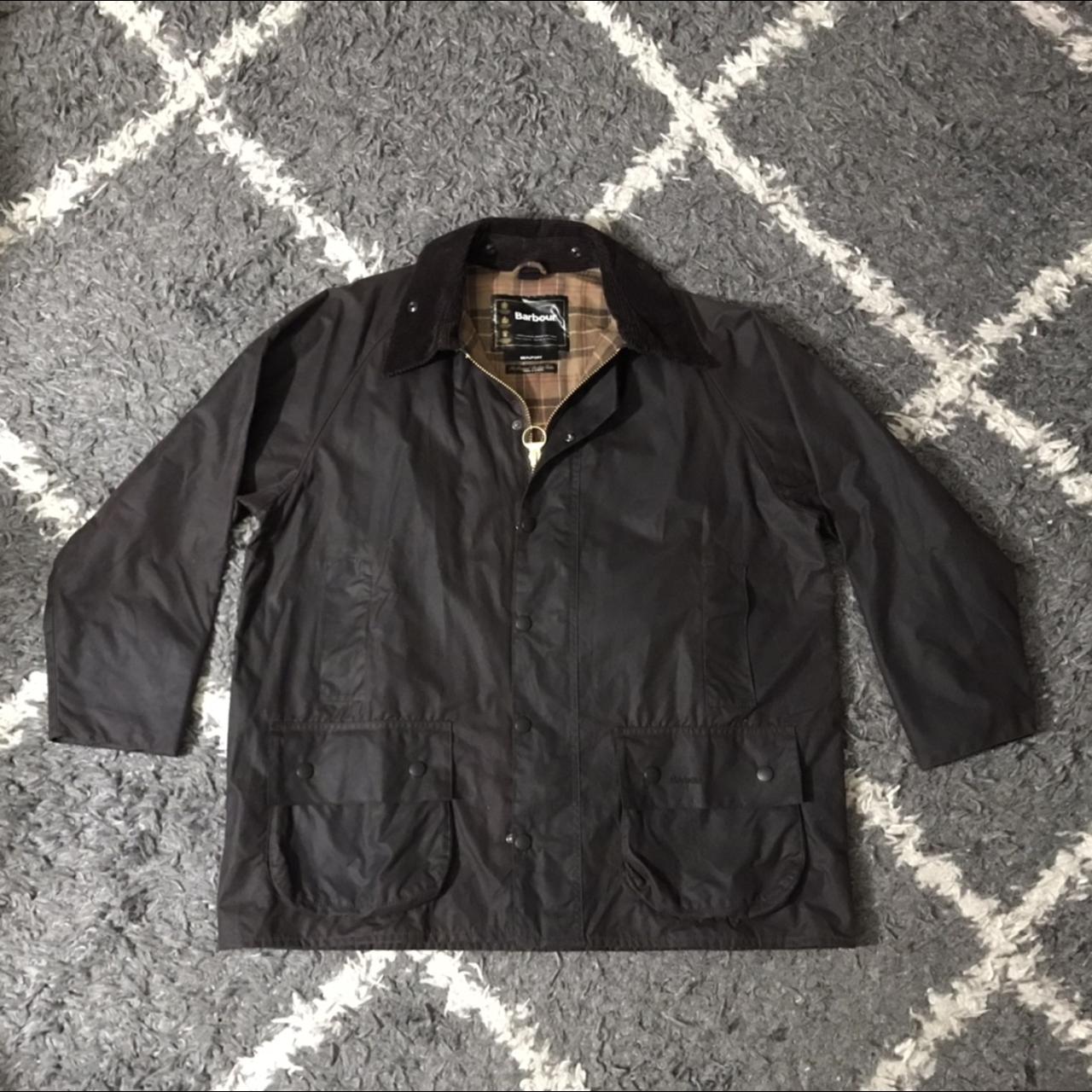 Men's Barbour Beaufort Tin Cloth jacket. The tag... - Depop