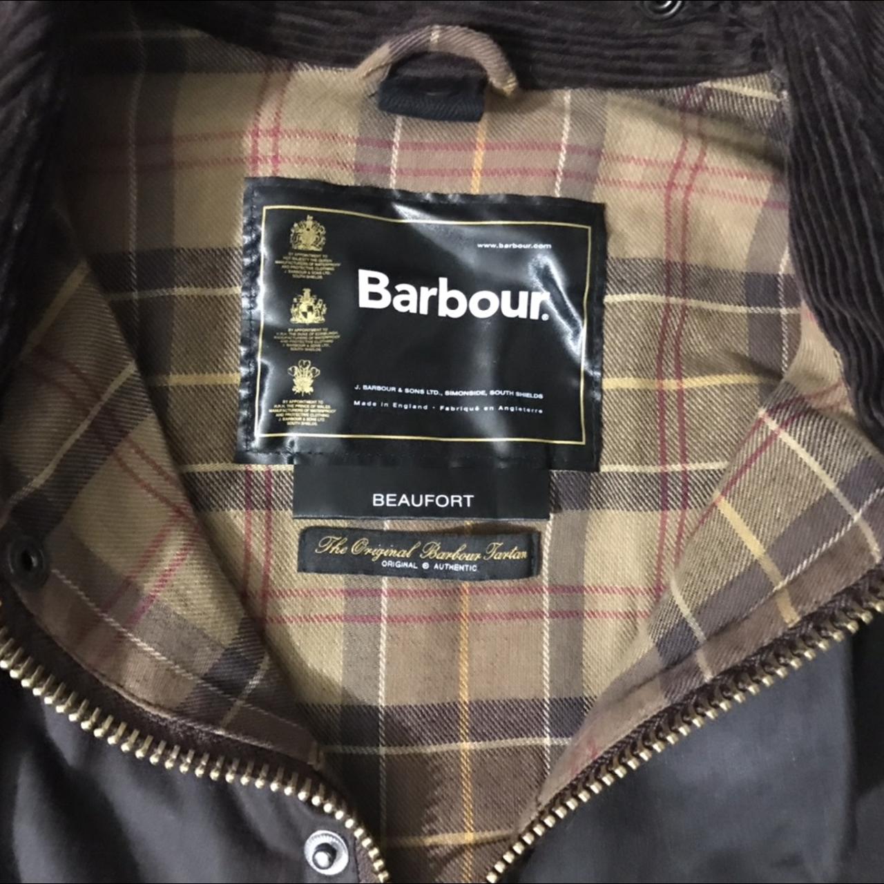 Men's Barbour Beaufort Tin Cloth jacket. The tag... - Depop