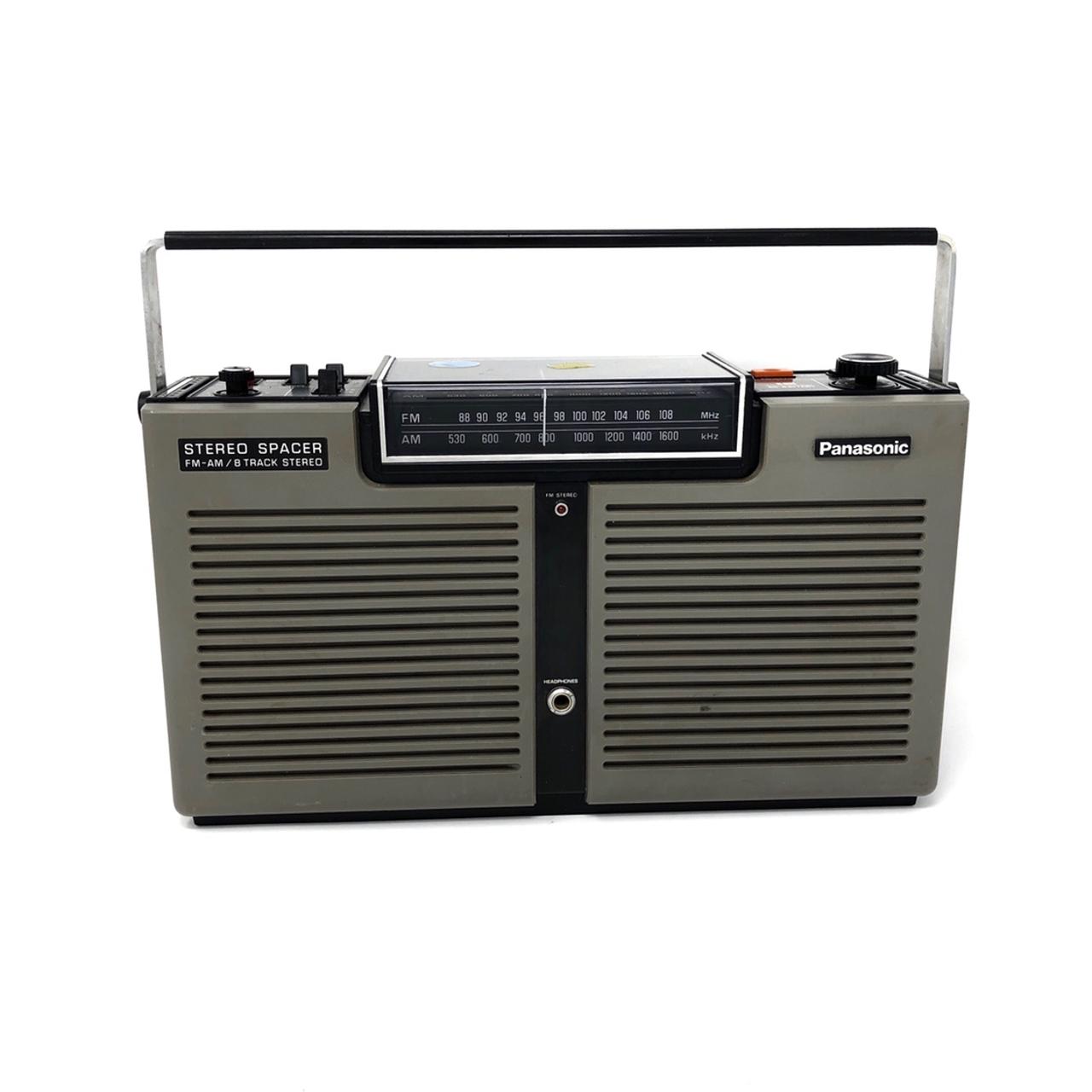 Panasonic RF-7100 AM/FM Radio and 8 track. I love... - Depop