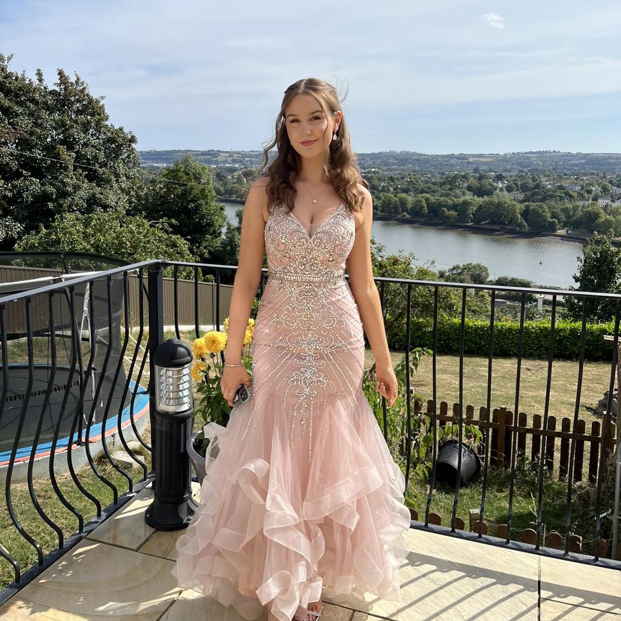 Selling my pink debs dress originally from Rosie’s... - Depop