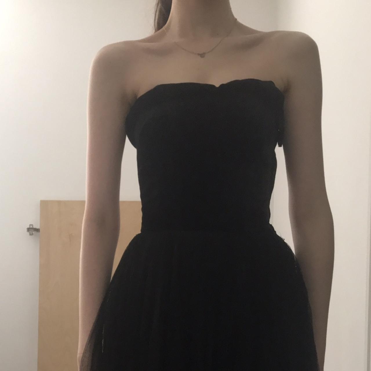 1930s silk velvet and tulle ball gown for... - Depop