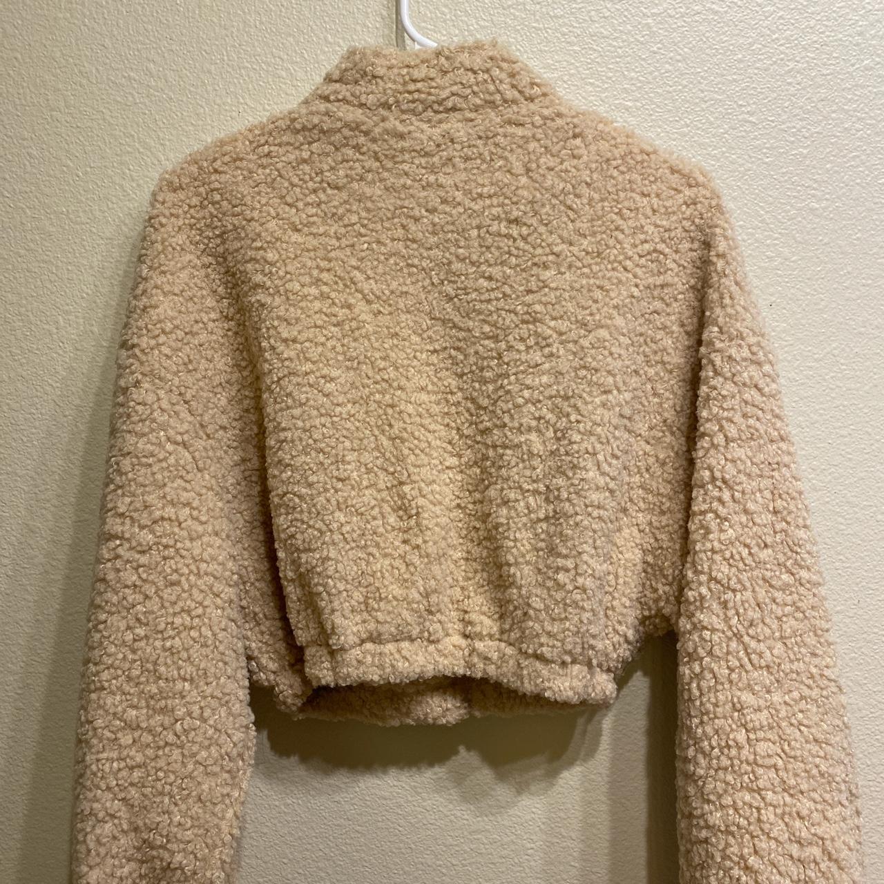 SHEIN Women's Cream and Tan Jacket | Depop