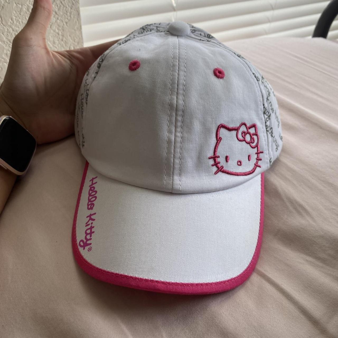 hello kitty hat — never worn besides a few try... - Depop