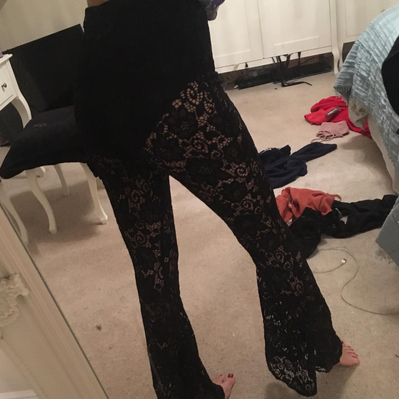 FlaRed lace trousers - boohoo, missguided, asos,... - Depop