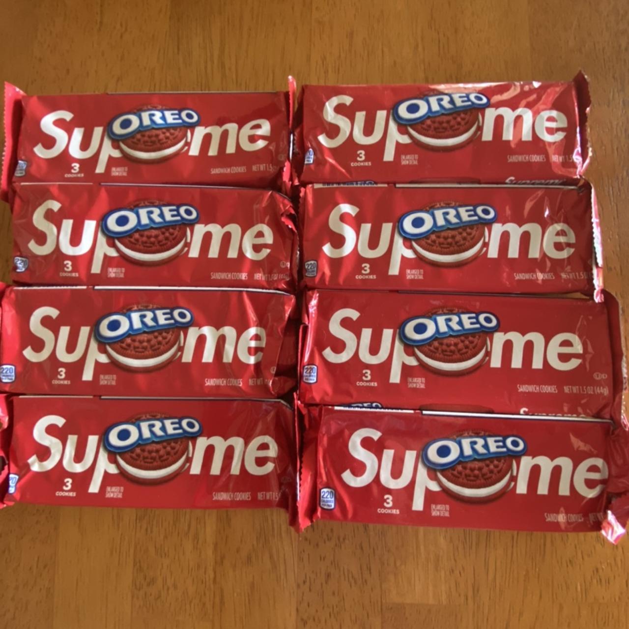 Two separate lots of 4 packs of supreme oreos... - Depop