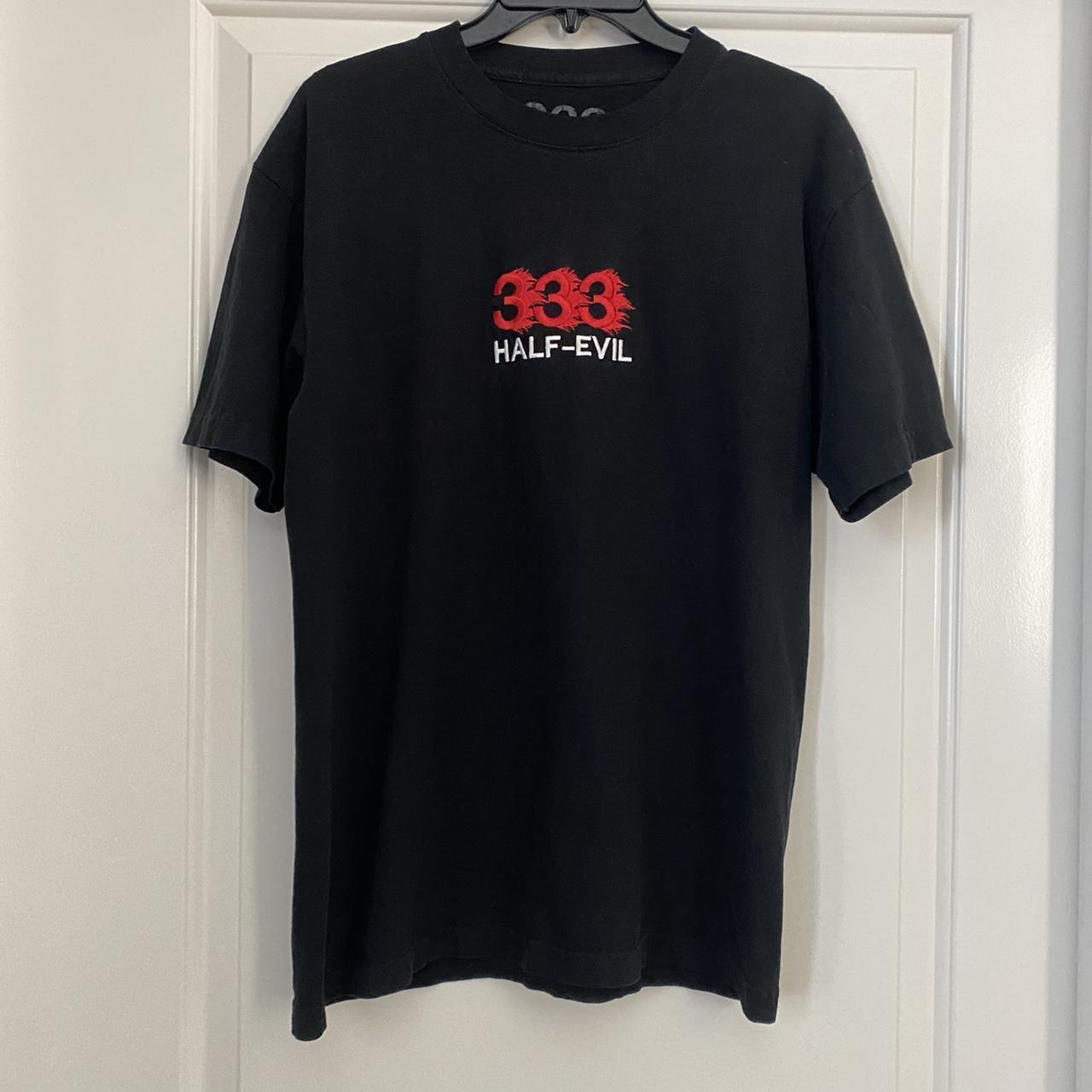 Half Evil 333 Logo T-Shirt Size:... - Depop