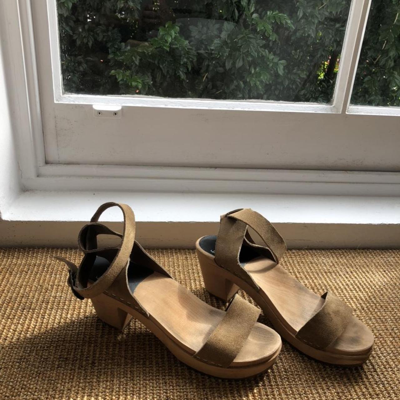 Funkis Suede Swedish clogs UK 6-7 RRP $229 #clogs... - Depop