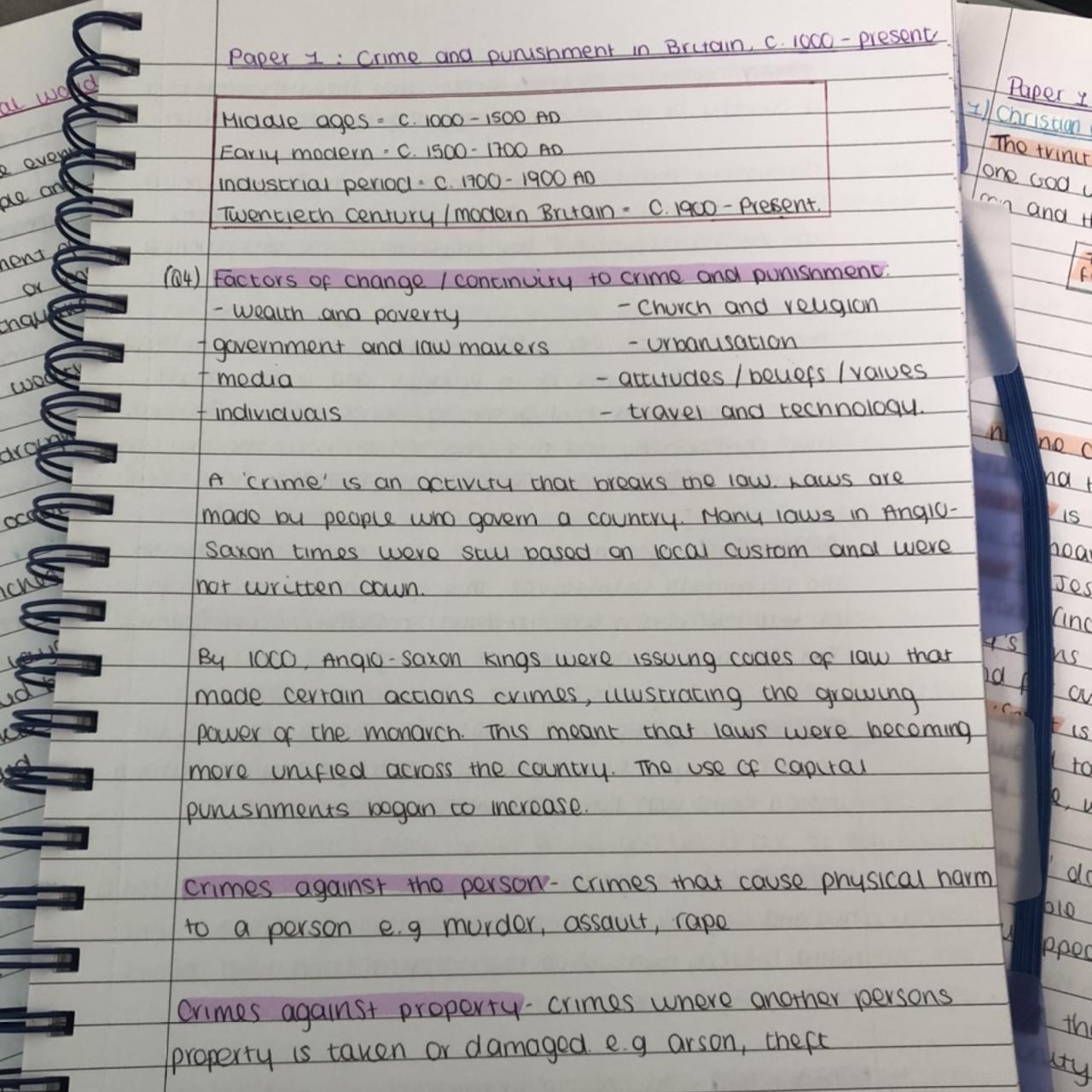 GCSE revision online notes! Certain notes come FREE... - Depop