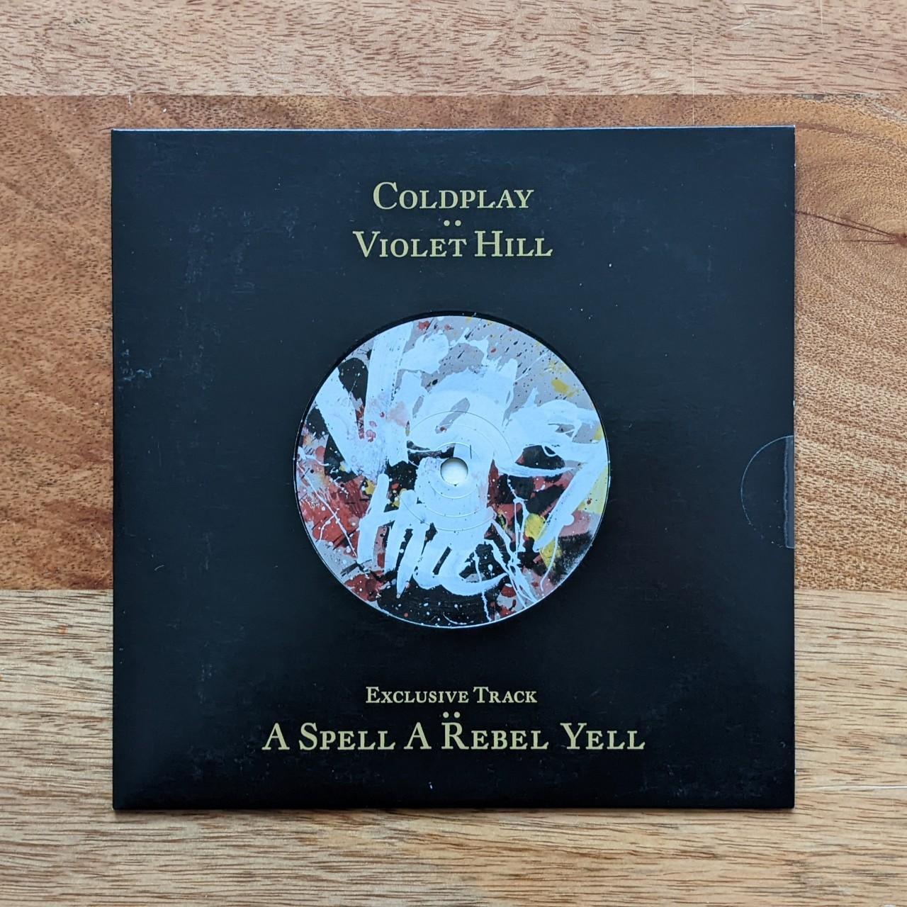 Coldplay - Violet Hill BLACK 7" Vinyl 45 RPM... - Depop