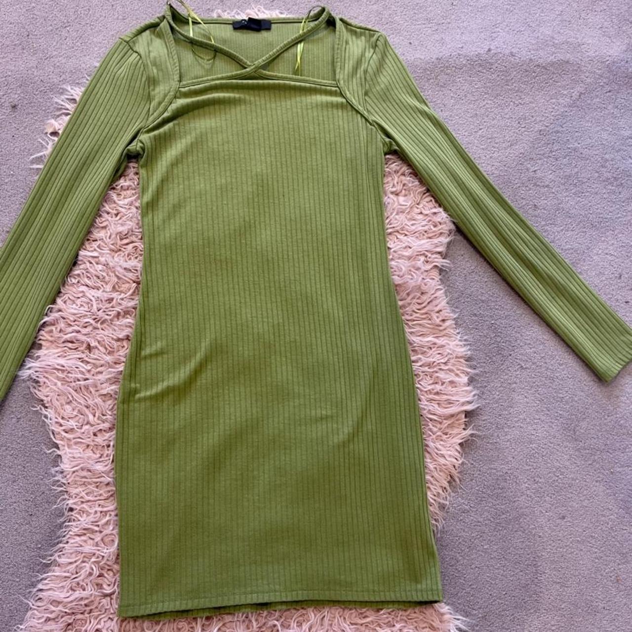 Primark Green Dress. Amazing condition as only worn... - Depop
