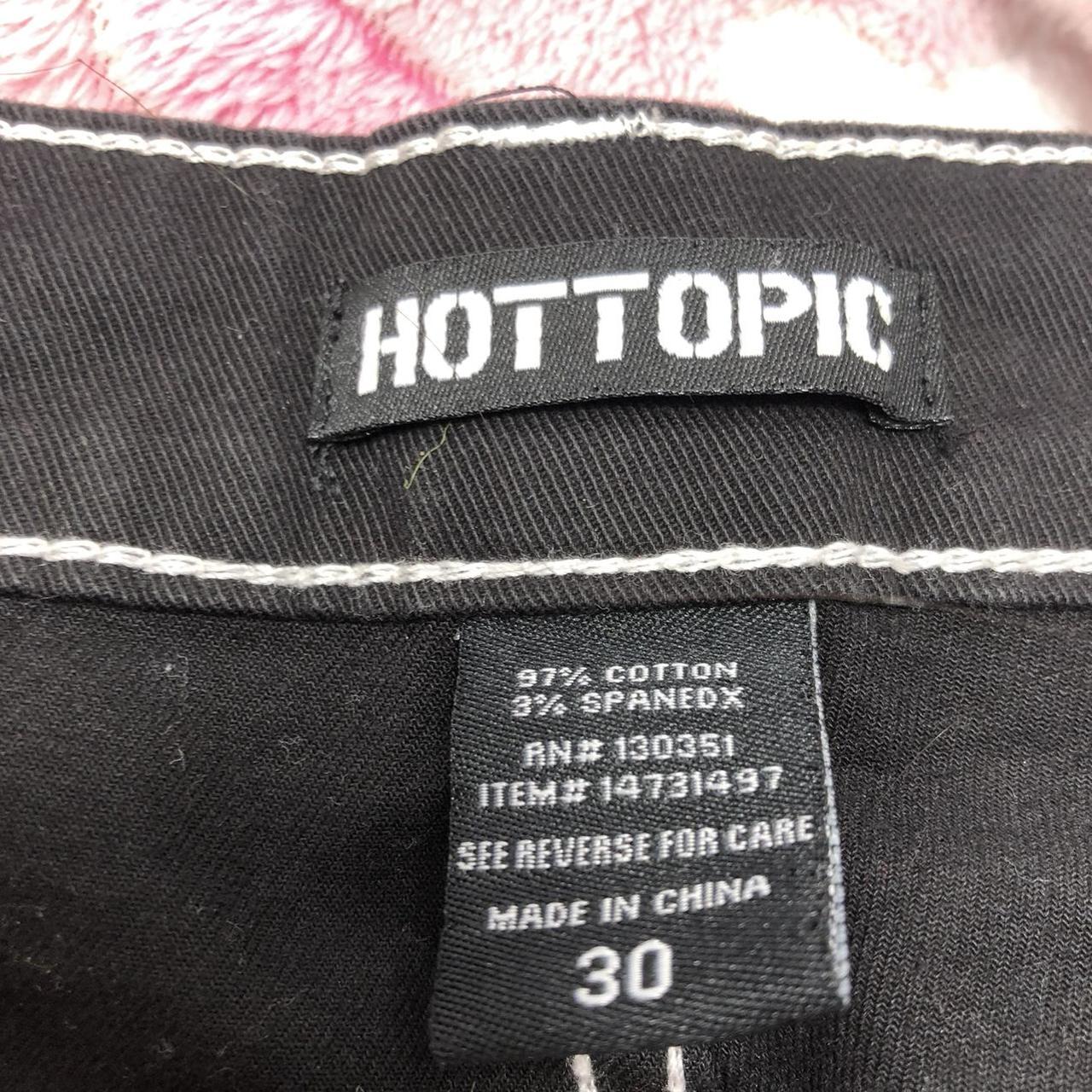 Hot Topic Buckle Double Strap Shorts size 30 these r... - Depop