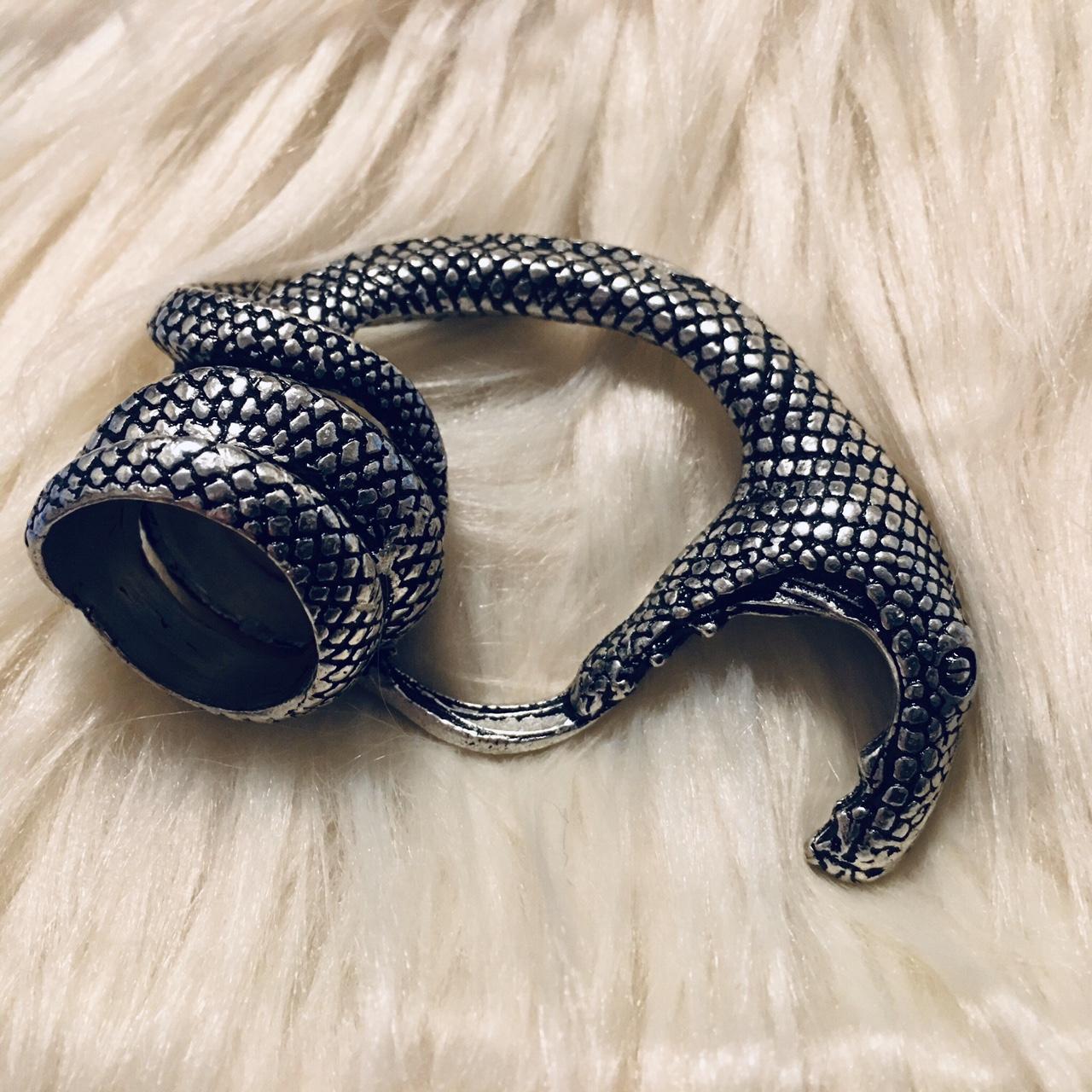 Brand new Alchemy Gothic ring sz 7 Adder Bite snake... - Depop