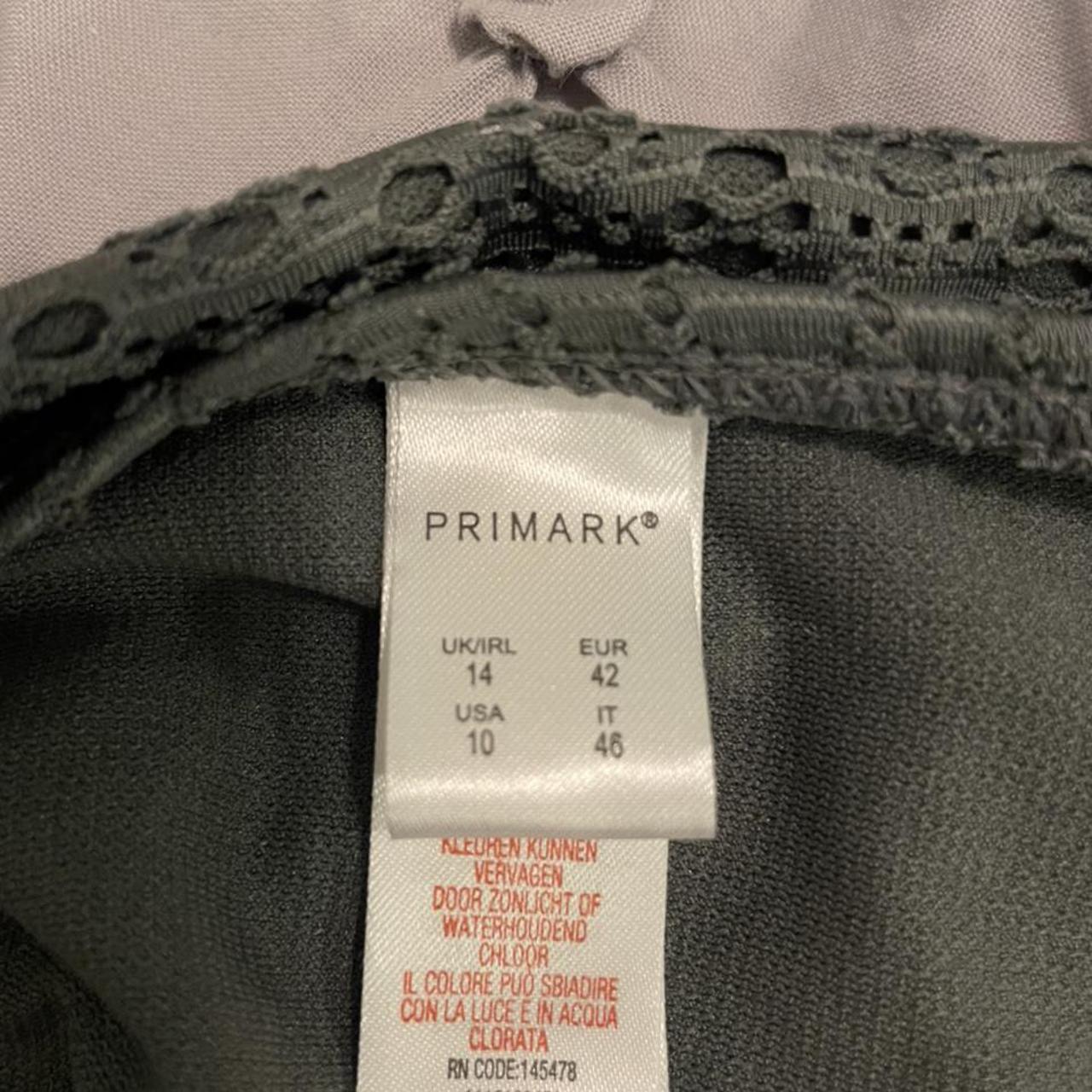 Primark Women's Khaki and Green Bikini-and-tankini-tops | Depop