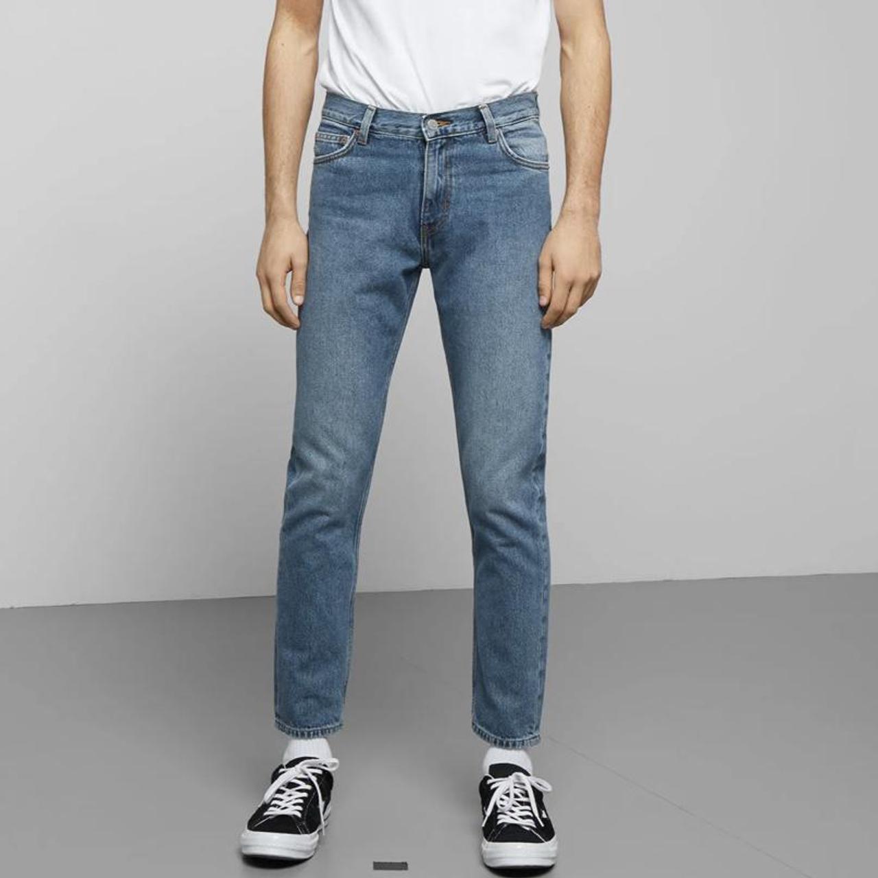 BRAND NEW MENS BLUE WEEKDAY ‘SUNDAY’ JEANS ⭐️⭐️⭐️ (OPEN... - Depop