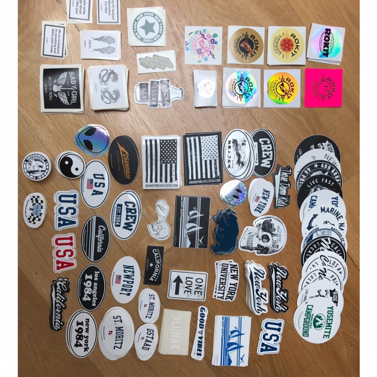 MY ENTIRE STICKER COLLECTION including brandy... - Depop