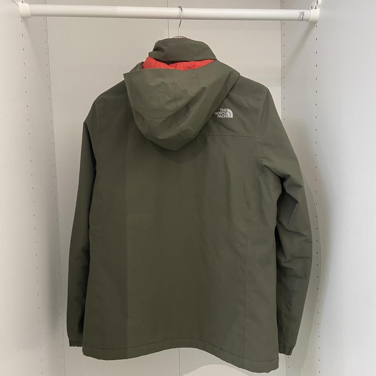 The North Face Hyvent Jacket Khaki 👕 Measured size:... - Depop