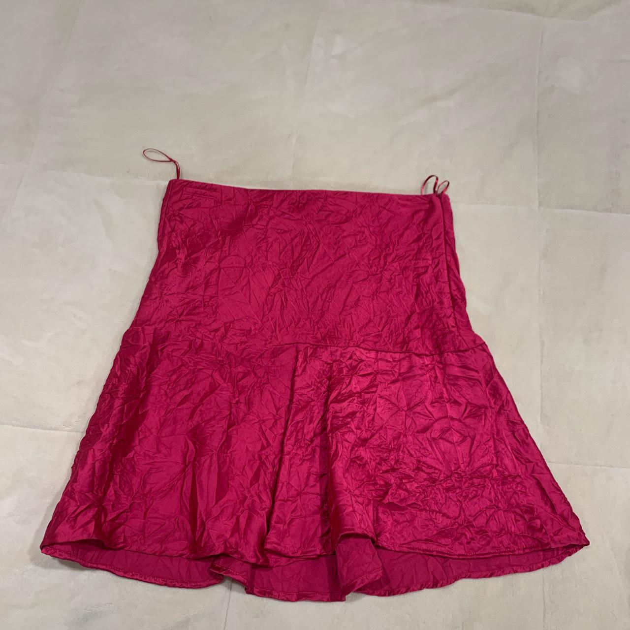 Zara Women's Pink Skirt | Depop